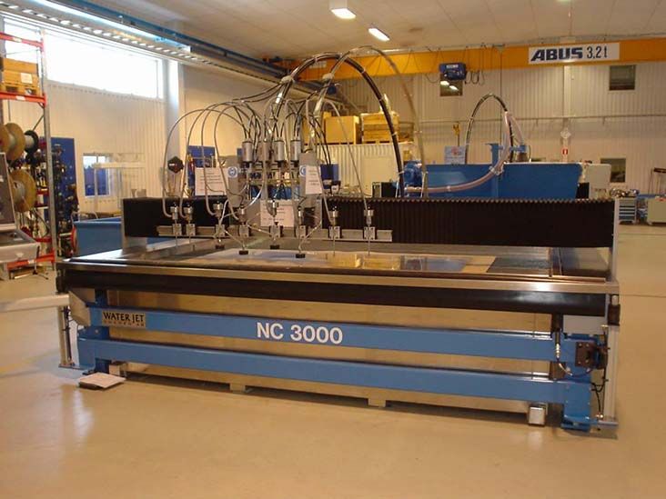 Pure Water Cutting Machines | Water Jet Sweden UK